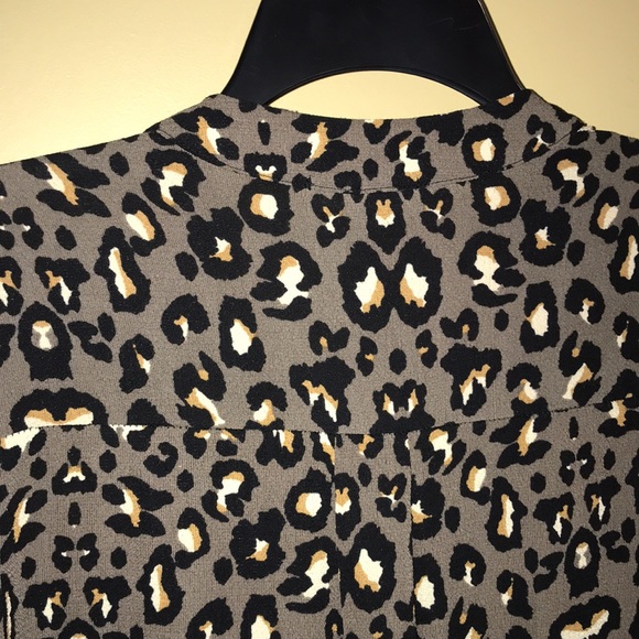 entro | Dresses | Entro Leopard Print Dress Fully Lined | Poshmark